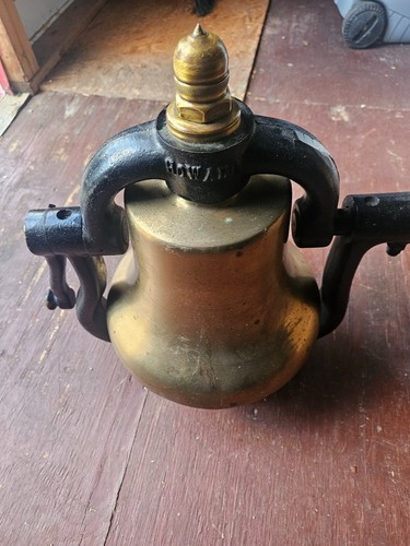 Vintage Bronze PRR Locomotive Train Bell | eBay