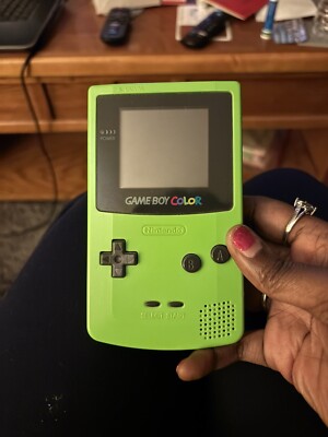 Nintendo Game Boy Color Kiwi Lime Green Handheld Console CGB-001 Tested ...