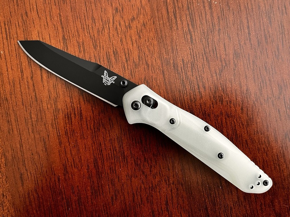 Benchmade Osborne 940BK-2004 Natural Jade G10 M4 DLC Blade HQ Exclusive ...