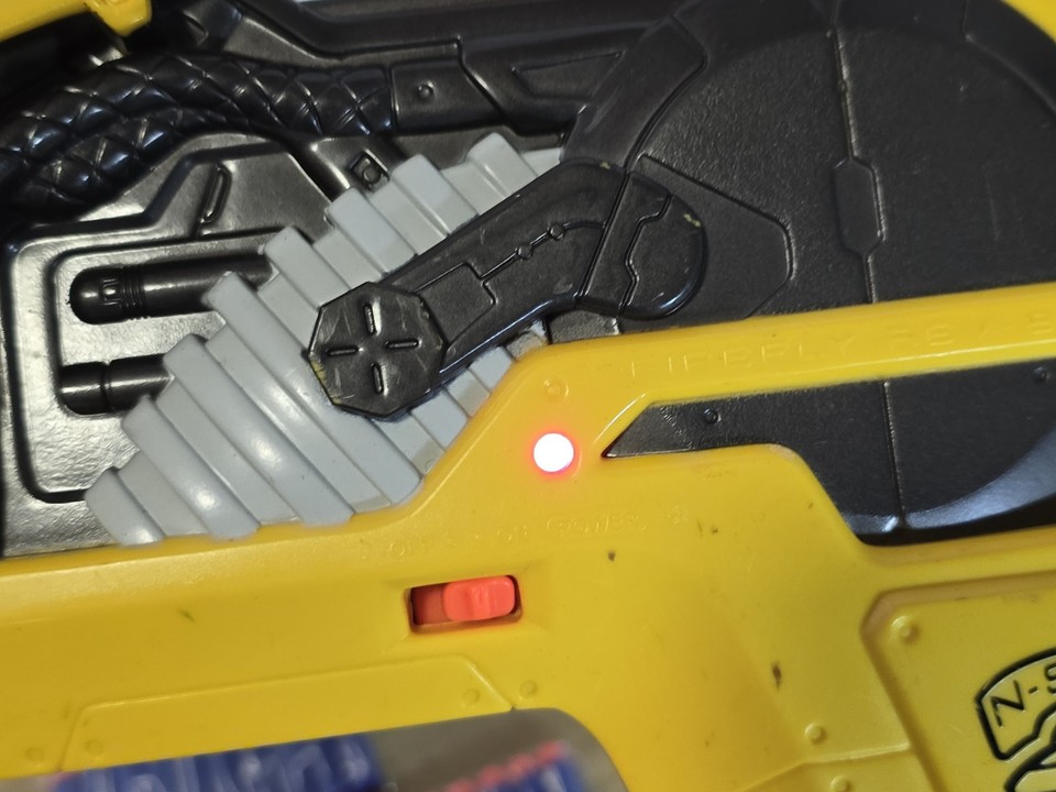 NERF Gun Bundle Rayven Rev-8 Firefly Acog Sight. Scout Pistol + Bullets ...