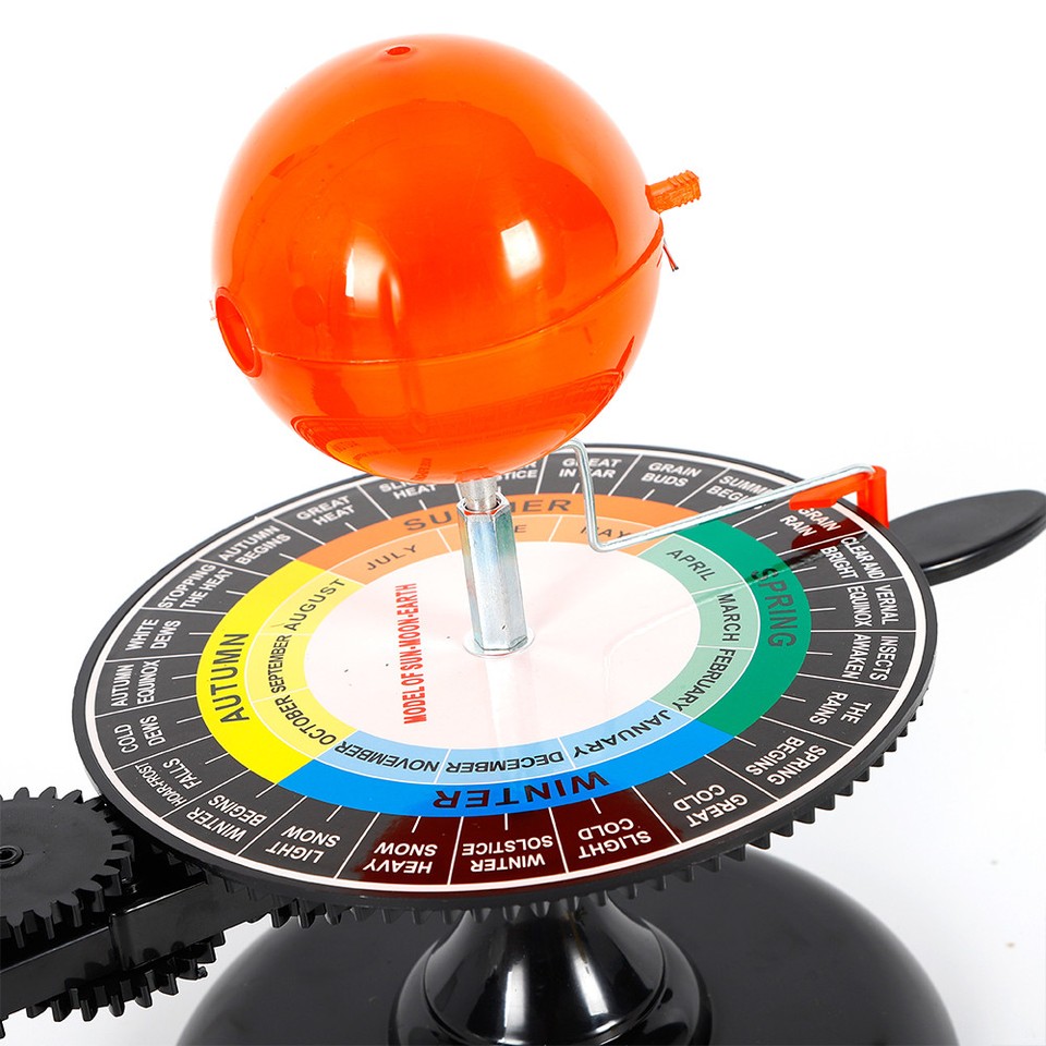 Educational Solar System Model Globe Earth Sun Moon Orbital Planet ...