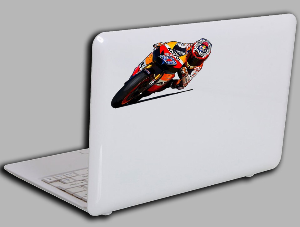 stars of motoGP TT superbike cartoon decals stickers past and present ...