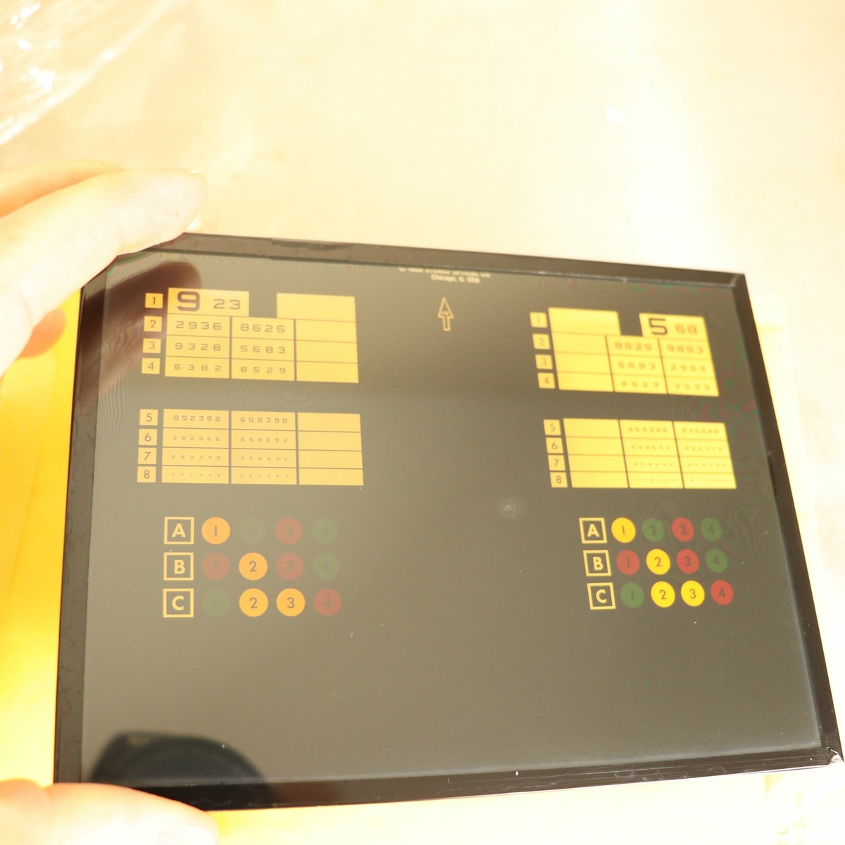 Stereo Optical Optec 5000 Vision Tester Ophthalmic Data MacGill