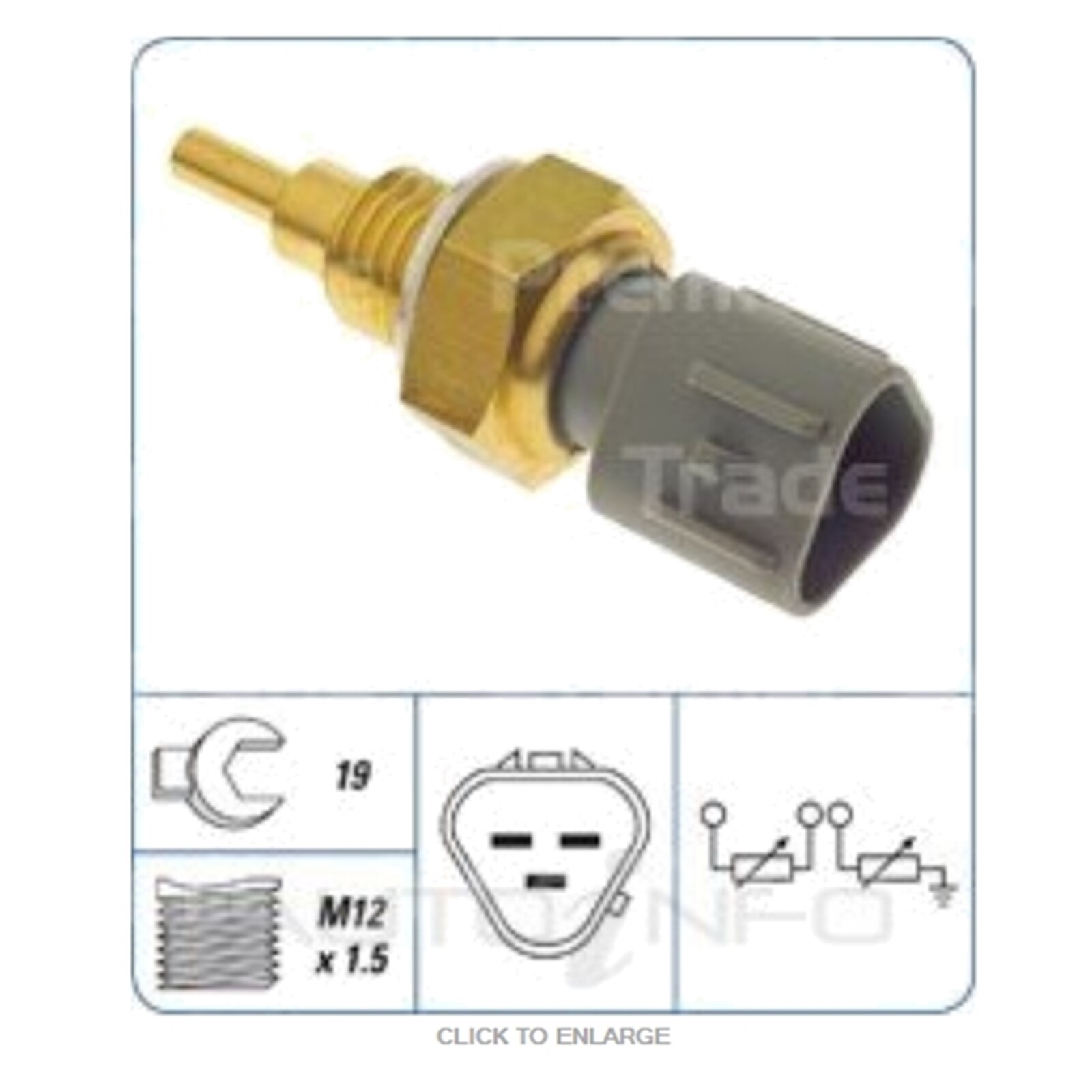 Coolant Temp ECU Sensor for Suzuki Jimny SN413 4cyl 1.3L M13A 2000~2018 ...