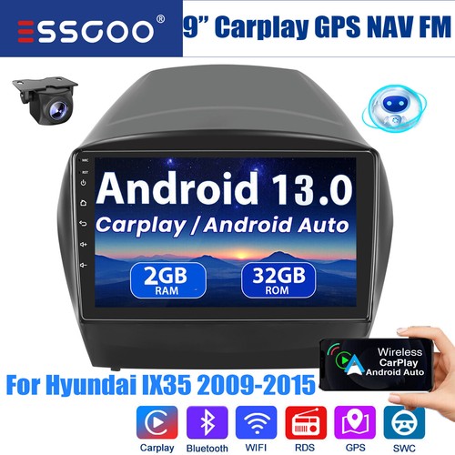 AHD+ Carplay Android 13 Car Stereo GPS Head Unit For Hyundai Tucson ...