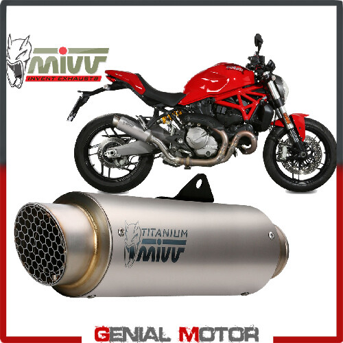 Mivv Exhaust Muffler GP PRO Titanium for DUCATI MONSTER 1200 2017 ...