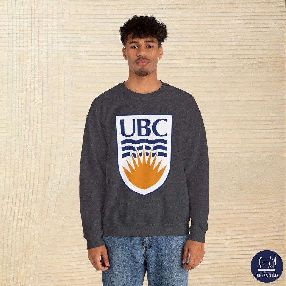UBC The University of Britihs Columbia Emblem Logo Unisex Sweatshirt | eBay