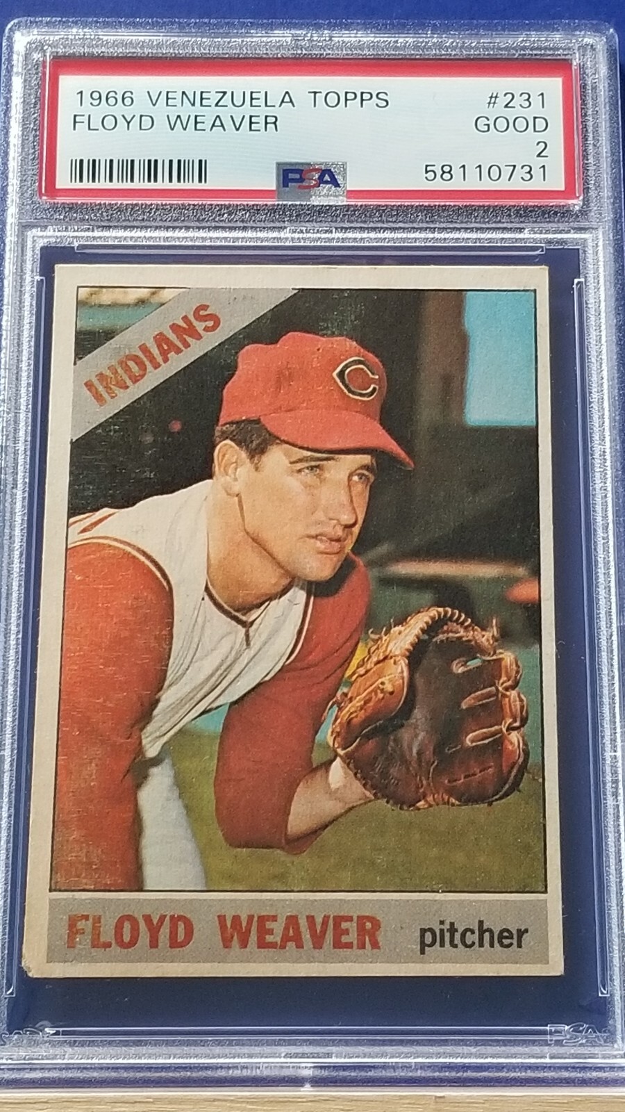 Floyd Weaver - 1966 Venezuela Topps #231 PSA 2 | eBay