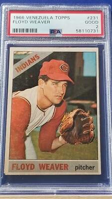 Floyd Weaver - 1966 Venezuela Topps #231 PSA 2 | eBay