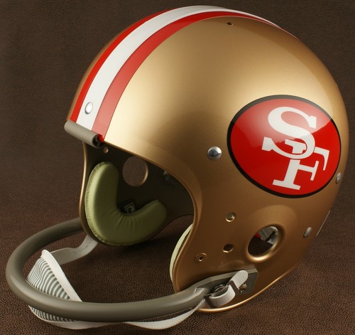 SAN FRANCISCO 49ers 1964-1979 NFL Authentic THROWBACK Football Helmet ...