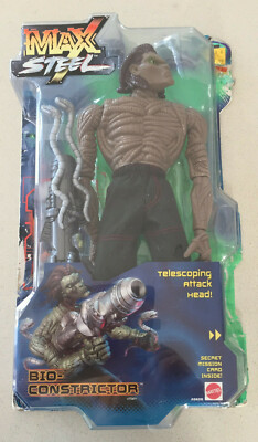 NEW MAX STEEL Bio-Constrictor Action Figure 2000 Mattel NIB | eBay ...
