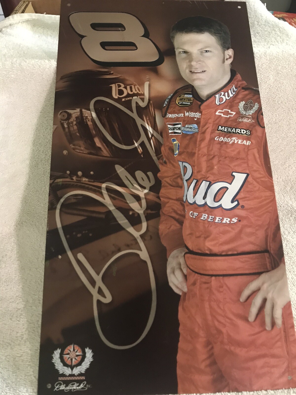 Dale Earnhardt Jr. Metal Tin Sign 16x8.5, Dale Earnhardt #8 Tin Sign ...
