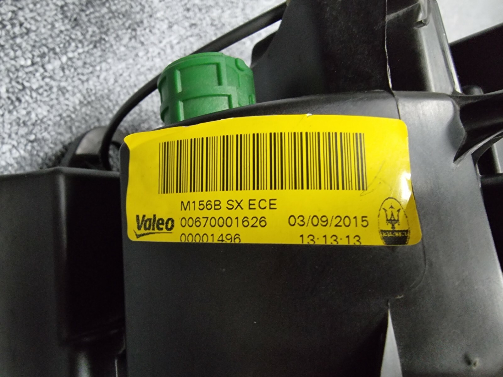 2013-2016 Maserati Quattroporte LHD Xenon Headlight Left Side 670001626 ...