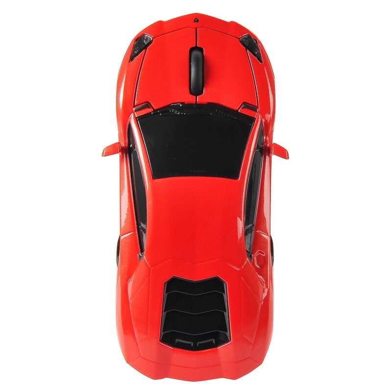 Wireless mouse Lamborghini Aventador Orange Laptop PC USB Receiver ...