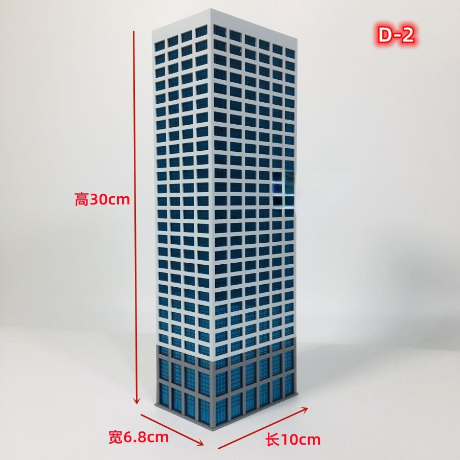 1:300 Diorama Building Model High-rise Skyscraper Scene Architectural ...