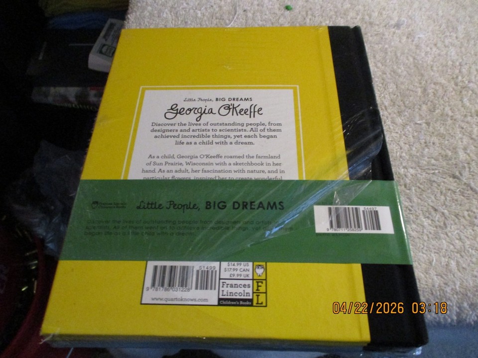 Little People Big Dreams 3 Book Set Nureyev, Hepburn, O'Keefe HC New ...