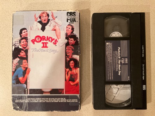 Porky's II: The Next Day (VHS, 1984, CBS Fox Drawer Box) Dan Monahan | eBay