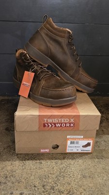 Twisted X Work Mens 6" Boot Nano Safety Toe Tobacco Brown 11 ½ W | eBay