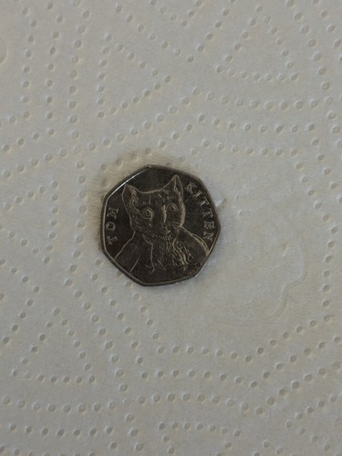 Tom Kitten 50 Pence Coin Piece 2017 Dated Rare Coin | eBay UK