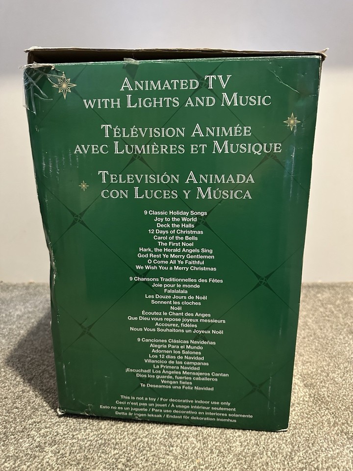 18 Inch (45cm) Animated TV with Lights and Sounds | eBay UK