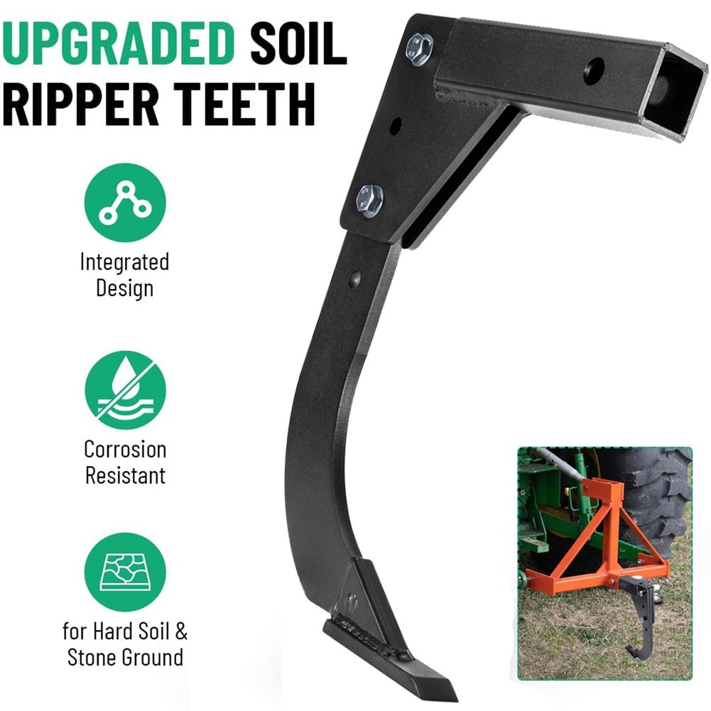 Hitch Mounted Ripper Shank Middle Buster Plow For 2" Receiver Adapters ...
