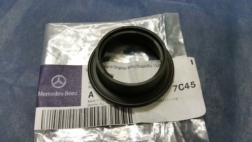 Mercedes NEW GENUINE Ignition Key Lock Black Chrome Ring Trim Bezel ...