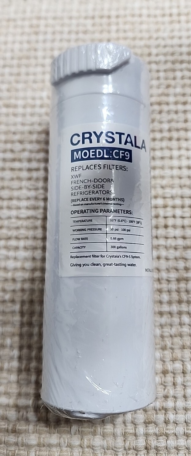 Crystala Premium Refrigerator Water Filter For GE Appliances Model CF9 ...