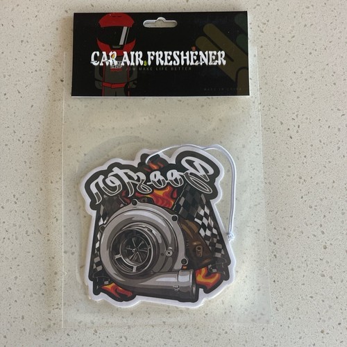 Turbo Booster Air Freshener Fragrance Racing Sport Decor 4x3.75 Inch | eBay