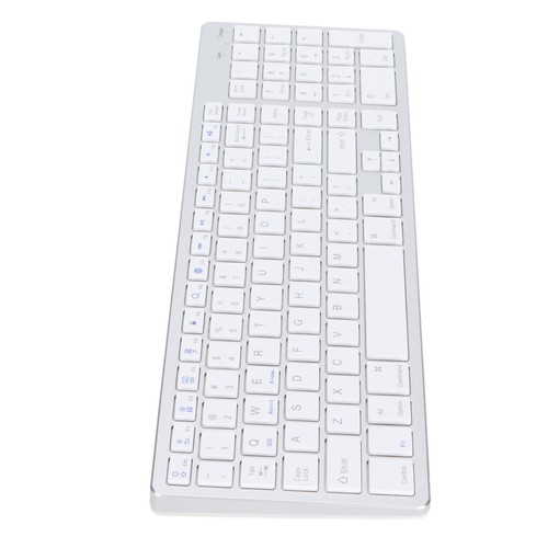 Ultra Slim Keyboard 102 Keys Universal Wireless Keyboard Rechargeable ...