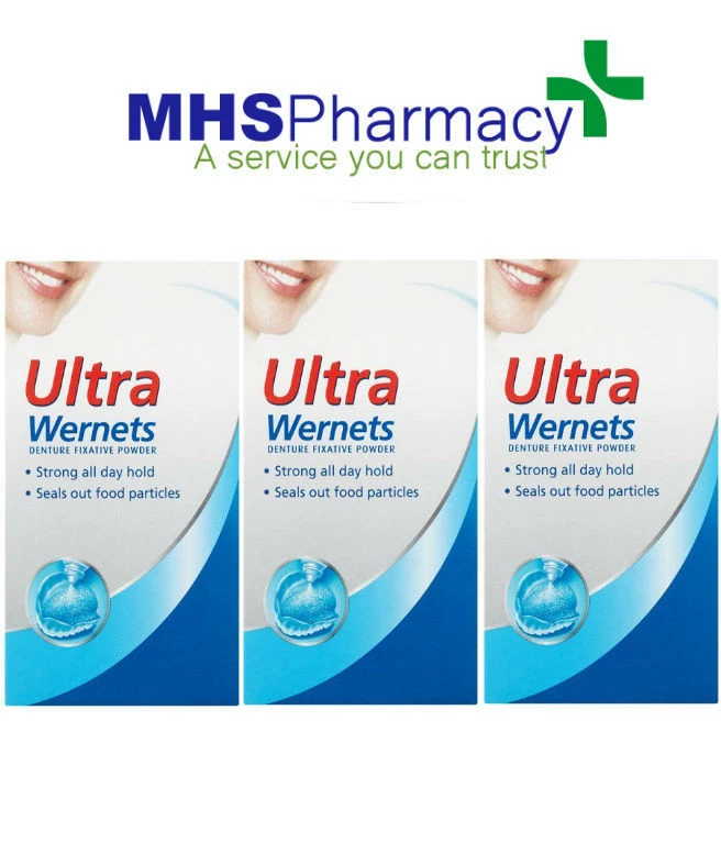 Ultra Wernets Denture Fixative Powder 40g – Arc Health, 43% OFF