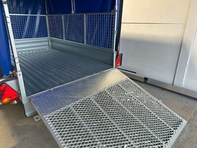 New 8x4 Box Trailer Apache 8x4 Box Trailer inc Rear Ramp 6ft Internal ...