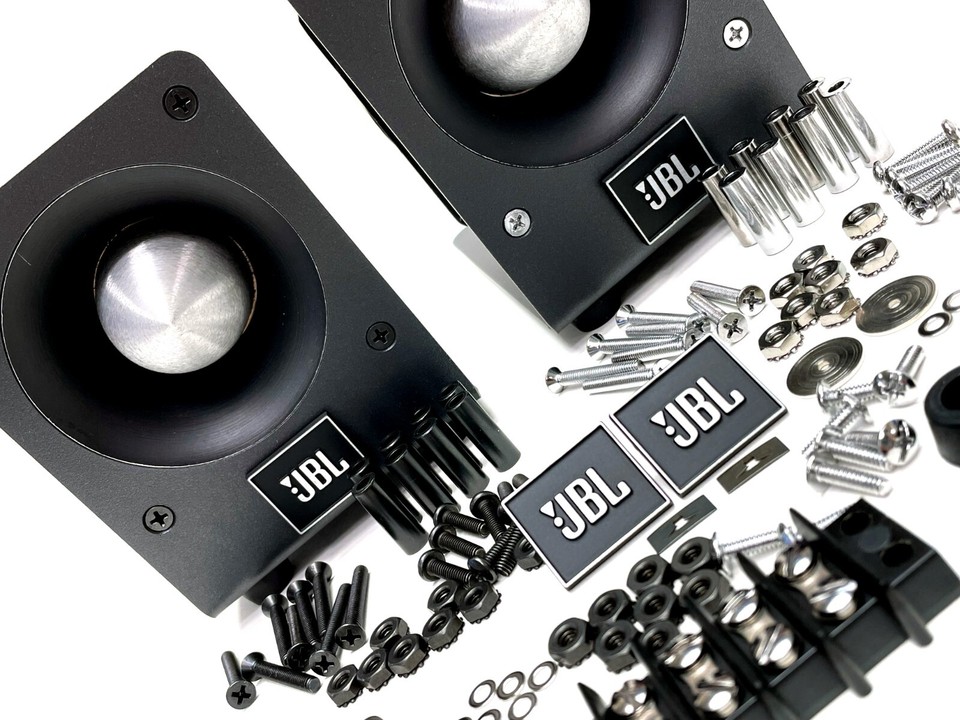 JBL 2402, 2403, 2405, 075, 076, 077 Tweeter Stand ROUNDED AND CHROME SCREWS