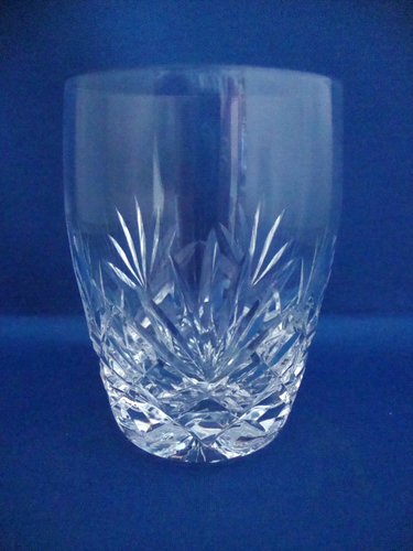 2 x Stuart Crystal Ludlow Cut Pattern Barrel Shape Tumblers 8oz ...