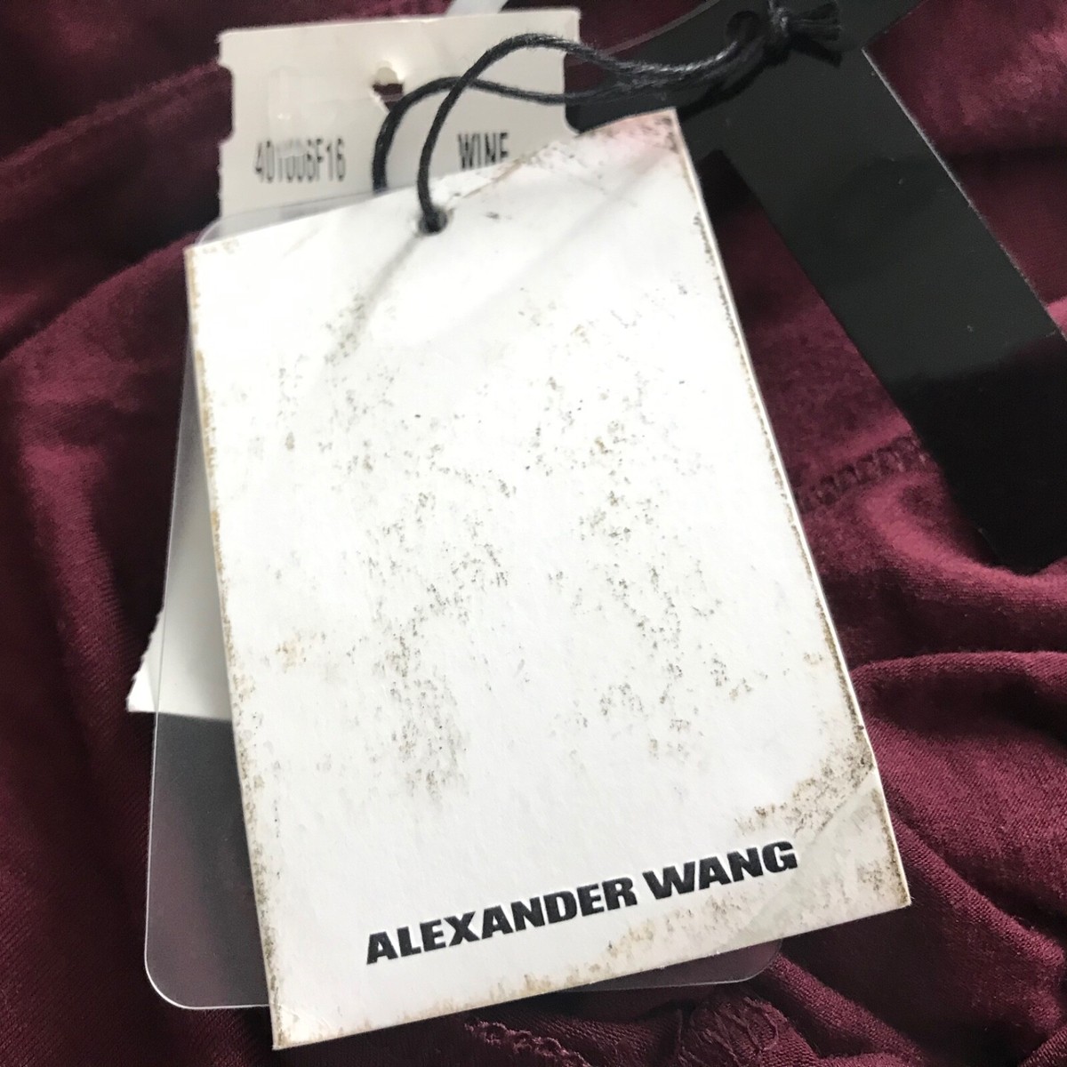 Alexander Wang Hang Tag