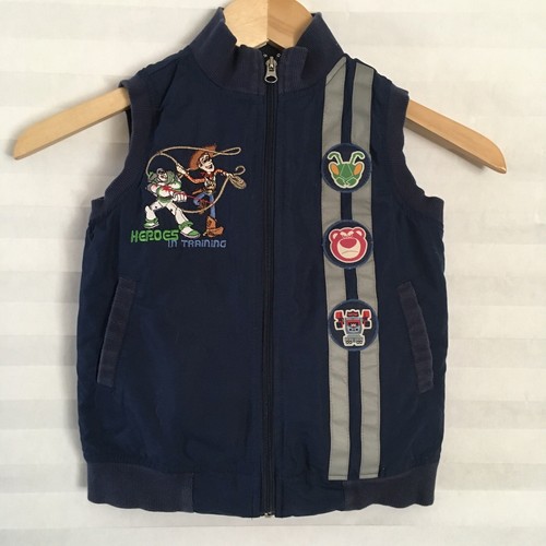 Disney Store Toy Story Buzz Lightyear Woody Jacket Vest Size 2-3T ...