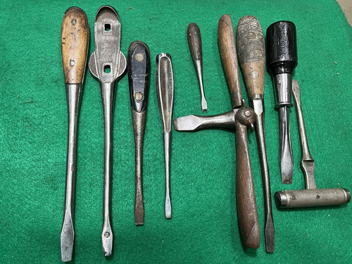 vintage H.D. Smith screwdrivers & irwin & others 10 tool lot parts ...