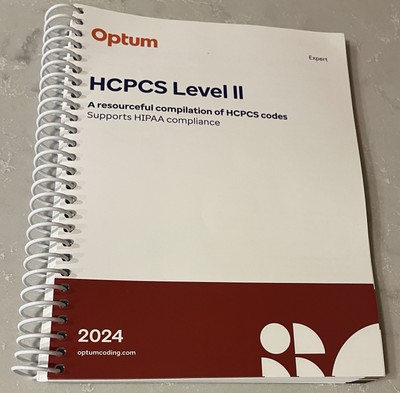 2024 HCPCS Level II Expert-Spiral, Optum | eBay