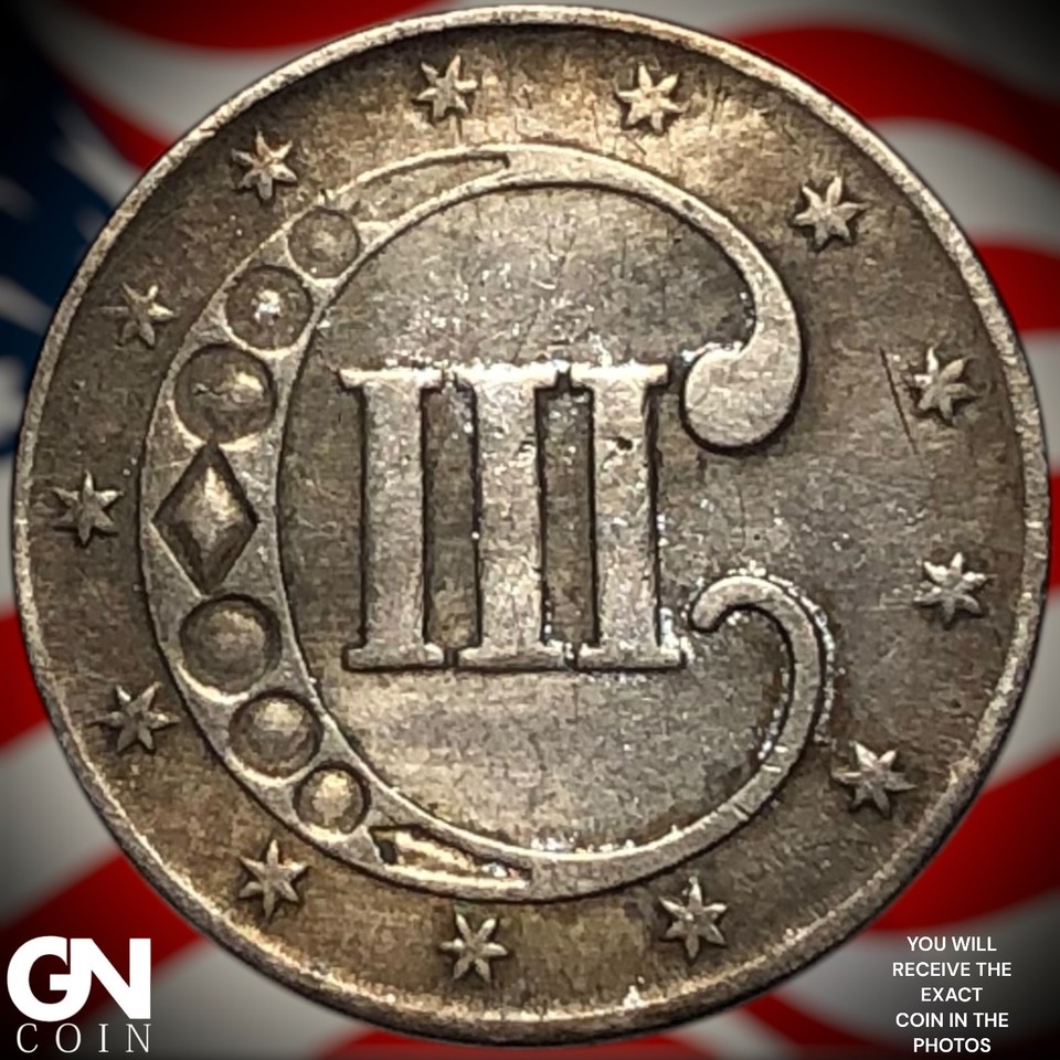 1851 3 Cent Silver Piece Z4702 | eBay