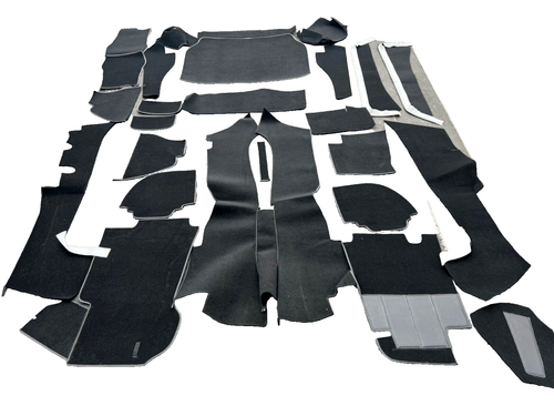 Porsche 928 928S 78-95 Stock Replacement Black Plush Interior Carpet ...