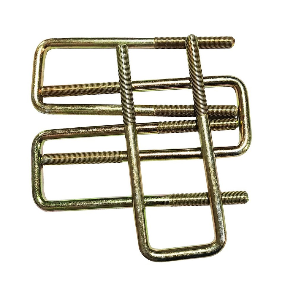 Axle Square U-Bolts For 2.5 Wide Leaf Springs Replacement For Silverado ...