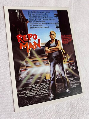 Cinema Filmplakatkarte | Repo Man | 1984 | eBay