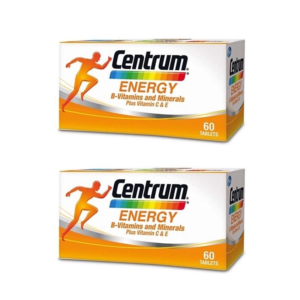 6 Boxes Centrum Energy B-Vitamins Vitamin C E Lutein & Lycopene Free ...