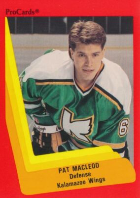 1990-91 ProCards AHL/IHL #108 PAT MacLEOD - Kalamazoo Wings | eBay