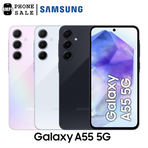 Samsung Galaxy A55 5G 8GB RAM 128GB/256GB - Navy, Blue, Lilac (Brand ...
