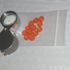 LEGO - trans orange 1x1 Round Flat Tiles Smooth Finishing Plate Dots ...