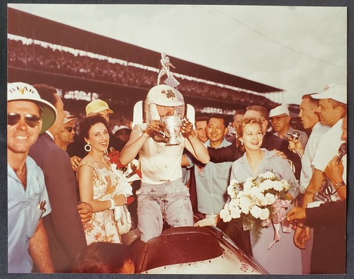 1956 Pat Flaherty Indianapolis Indy 500 Winner 1998 IMS 8x10 Photograph ...