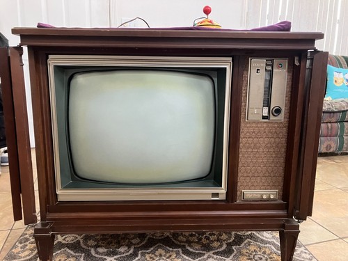 Vintage 1967 Zenith SPACE COMMAND 600 Console Color TV | eBay