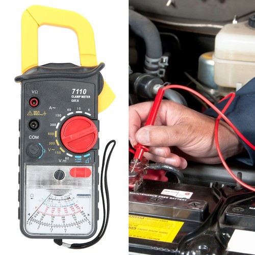 7110 Analog Voltage Current Tester Electrician Accurate Clamp Meter ...