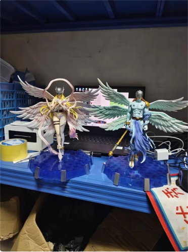 Digimon Adventure Digital Monster Angemon Angewomon PVC Figure Statue ...