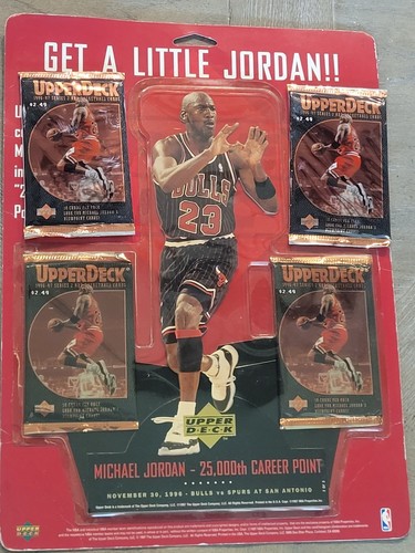 Upper Deck (4) 96-97 Series 2 Basketball Packs +25k Point Mini Standee ...